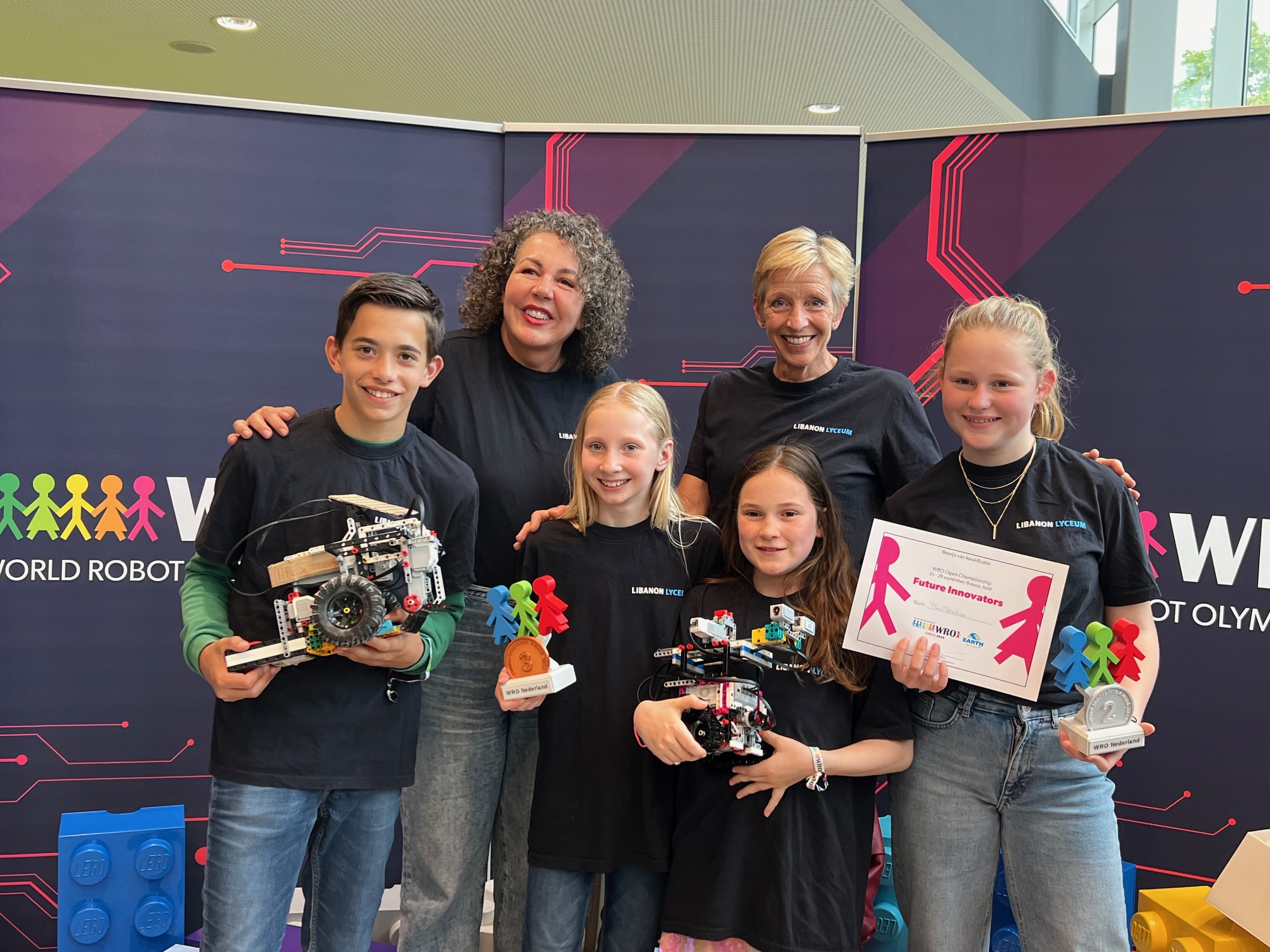 Prijzen bij WRO finale! | Libanon Lyceum